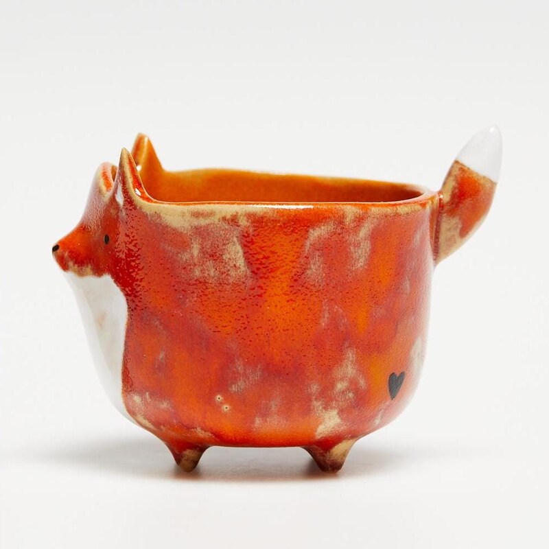 Ceramic Fox - Etsy UK