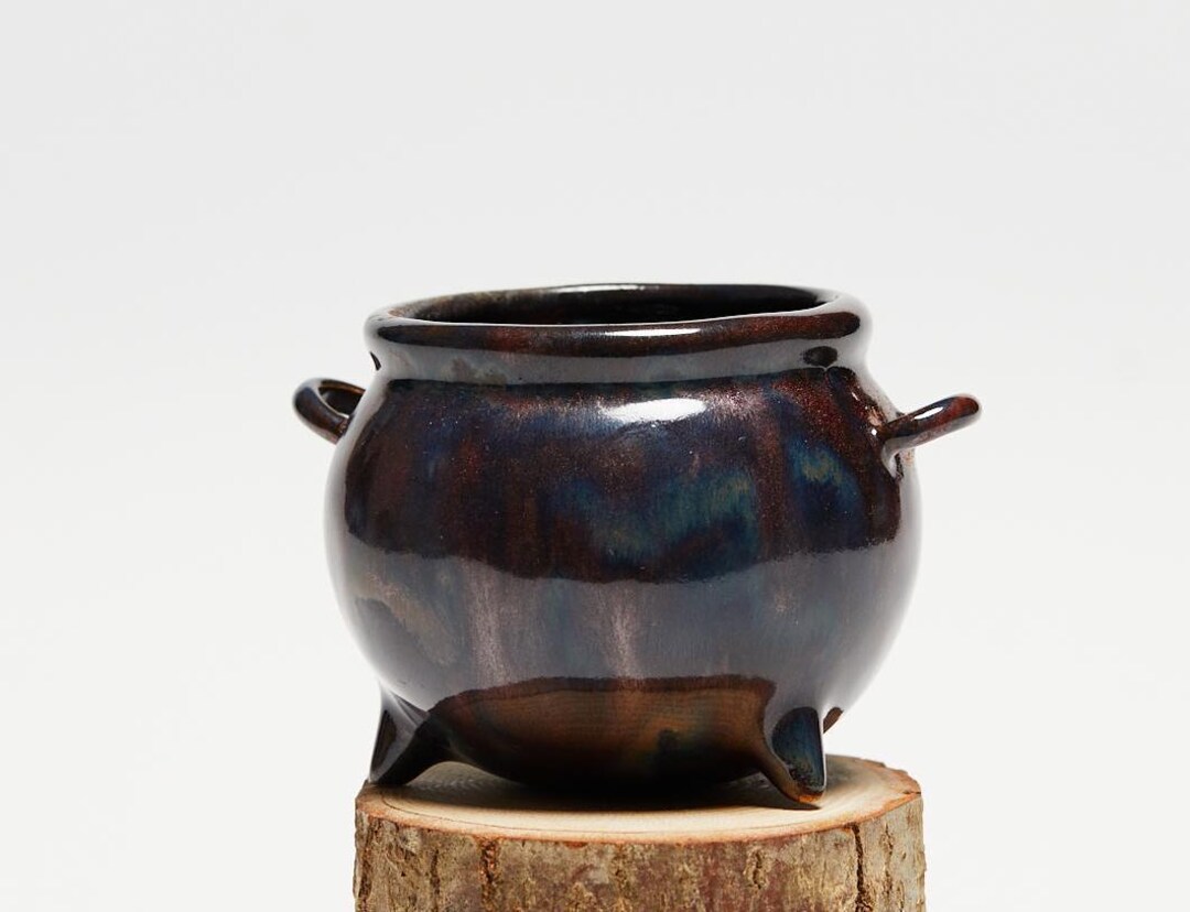 Handmade Ceramic Cauldron Planter Without Drainage Hole. Whimsical ...