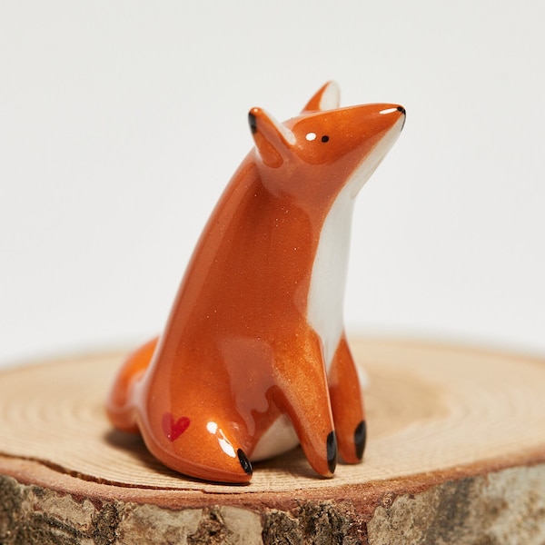 Ceramic Fox - Etsy