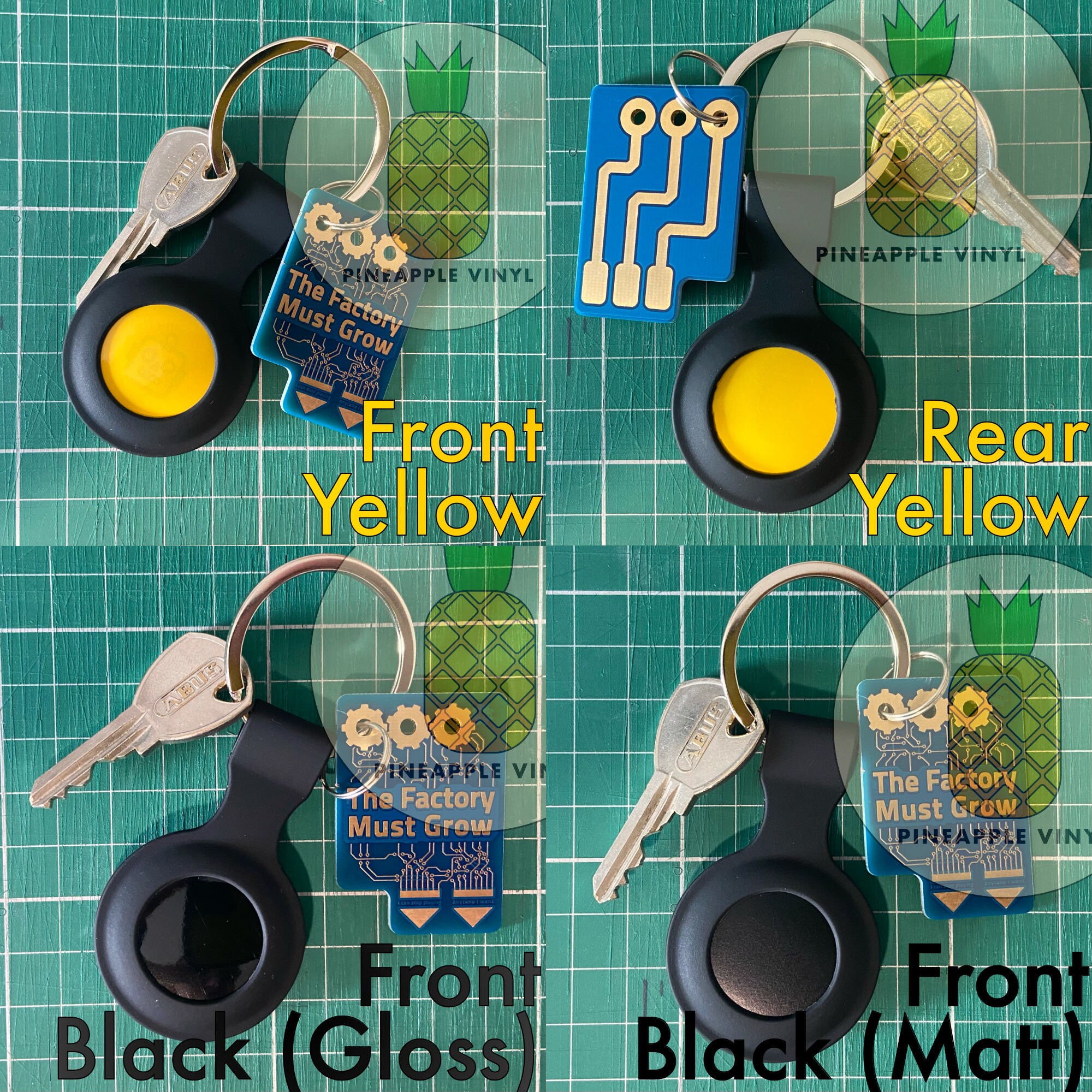 AirTag Vinyl Wrap Skin Front and Rear 2 Parts NEW COLOURS Bold Pastel ...