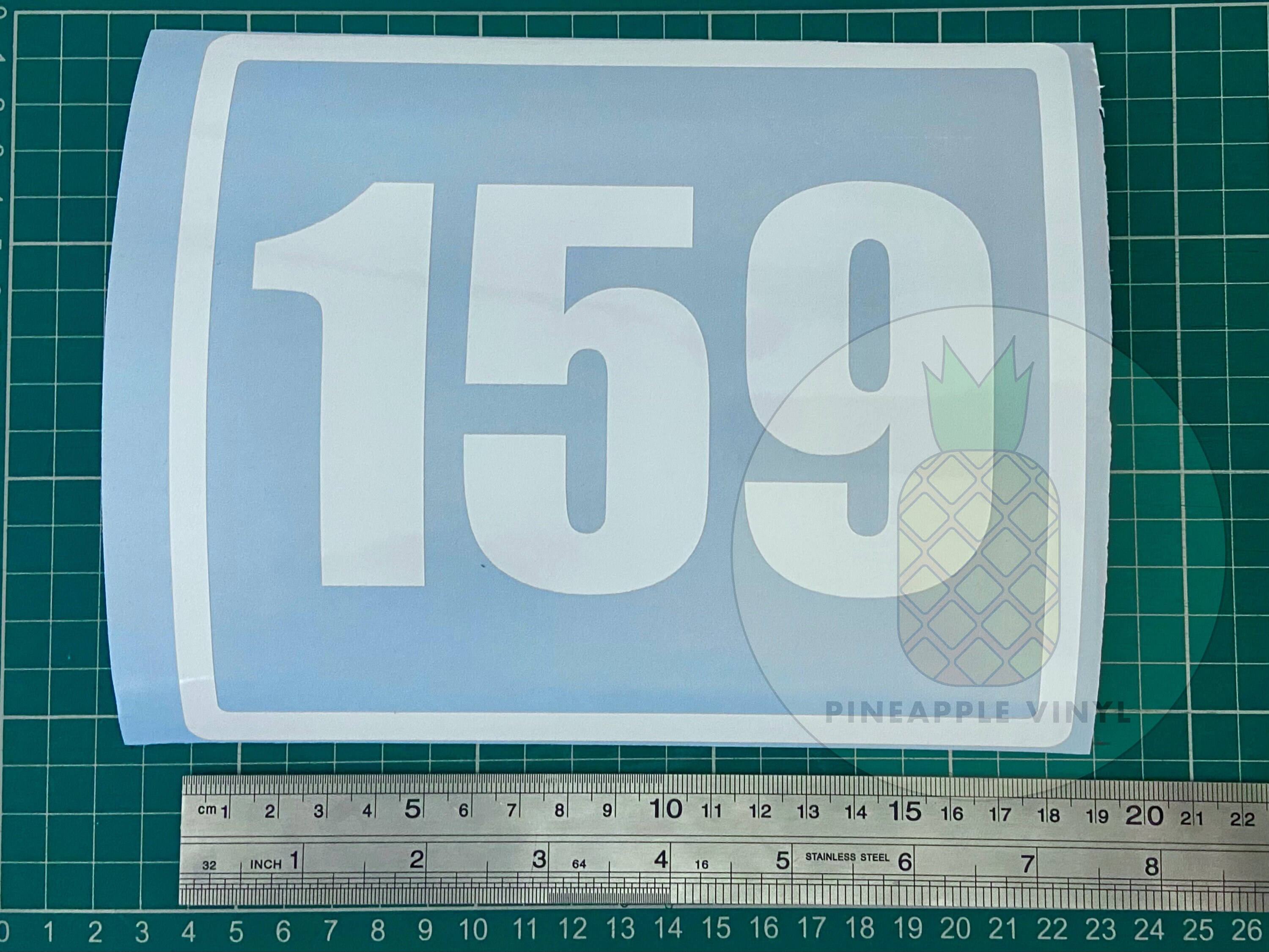 Custom Bin Number Vinyl Decal Sticker For wheelie bin | Etsy