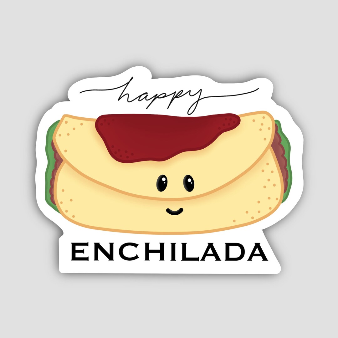 Die-cut Magnet Happy Enchilada That's the Way the World Goes Round - Etsy