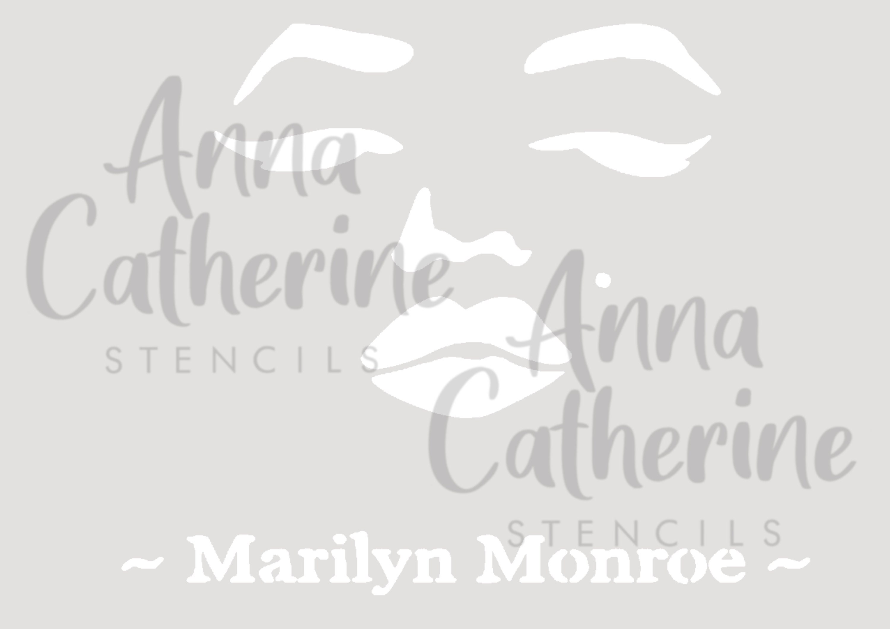 Shabby Chic Stencil Marilyn Monroe Face 190 Micron Mylar - Etsy