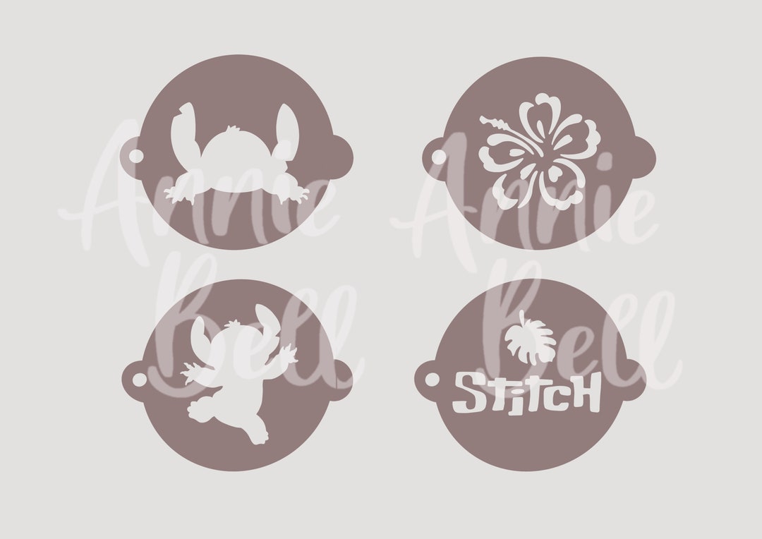 Stitch Face Paint/craft Mini Stencils X 4 190 Micron Mylar by Annie ...