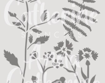 Reeds Stencil Grass Bulrush Cattail Plant - Etsy