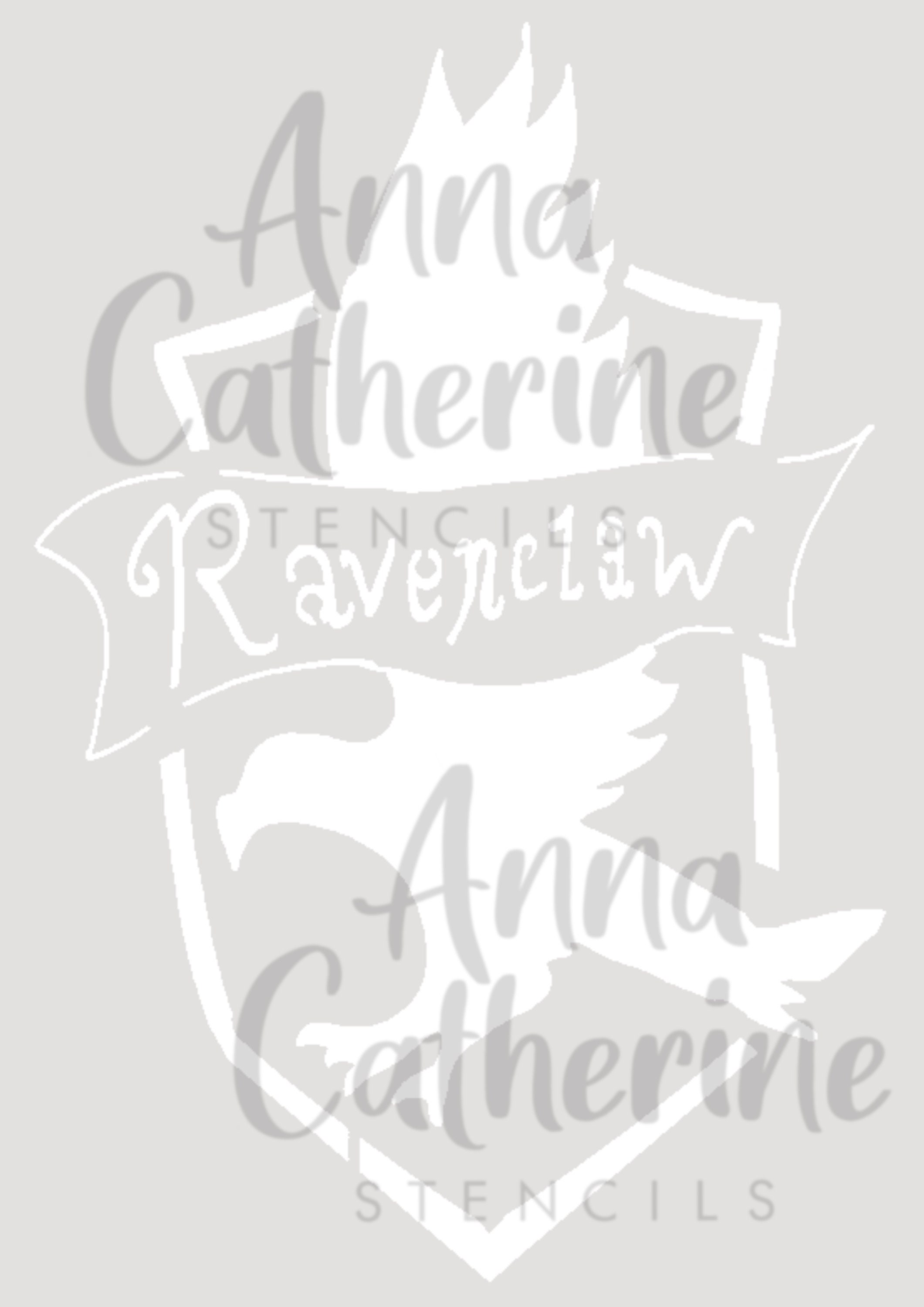 H Potter Ravenclaw Stencil Children's Playroom Bedroom 190 - Etsy