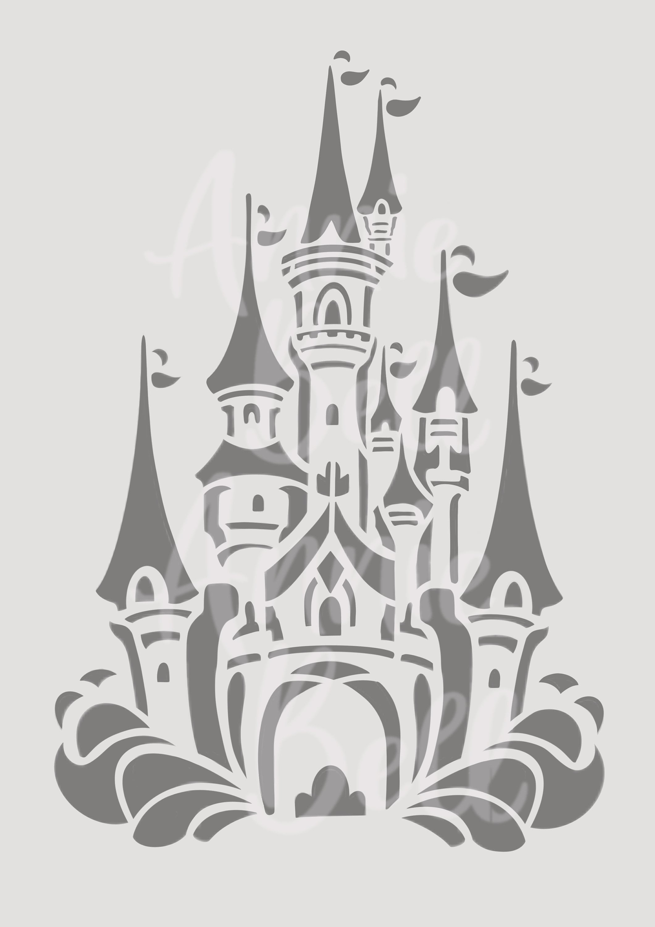 Disney Kasteel Stencil Film Princess Power: Creating A Castle In The