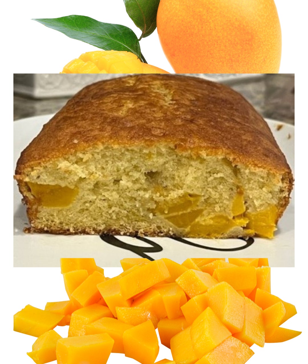 Delicious & Moist Mango Pound Cake. No Partially Hydrogenated Oils or ...