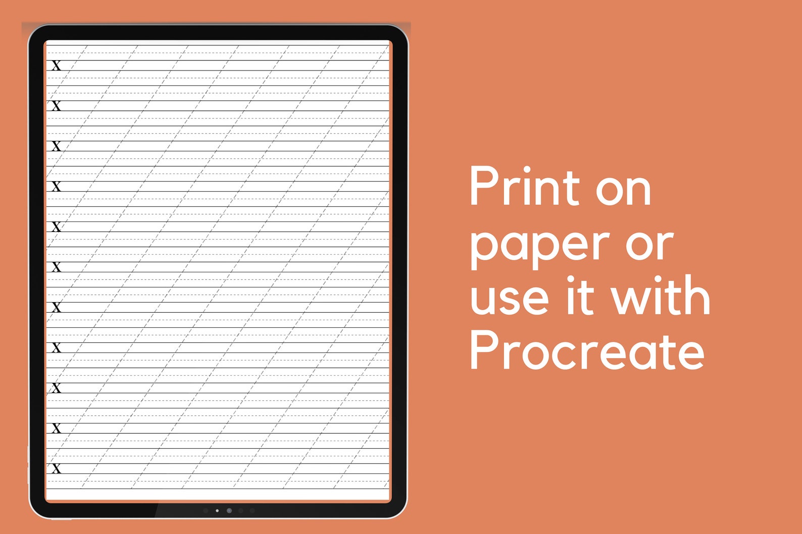 Spencerian Script Practice Sheets (blank)| Calligraphy Guidelines Pack ...