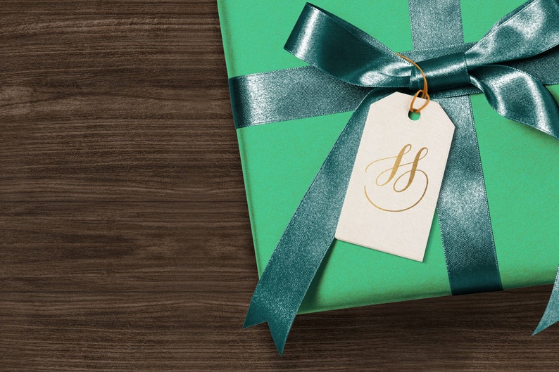 SS Monogram Wedding Logo Handwritten Calligraphy Monogram Copperplate ...