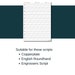 Buy Blank Copperplate Calligraphy Guidelines Pack With 212 Ratio 4mm 8 ...