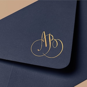 Custom Calligraphy Monogram | Wedding Logo | Handwritten Calligraphy ...