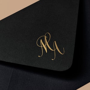 Custom Calligraphy Monogram | Wedding Logo | Handwritten Calligraphy ...