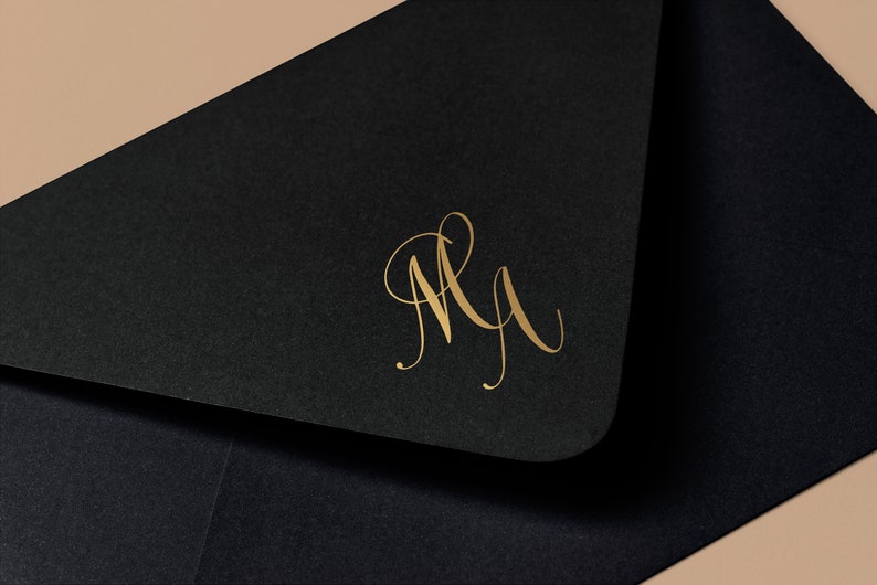 Custom Calligraphy Monogram | Wedding Logo | Handwritten Calligraphy ...