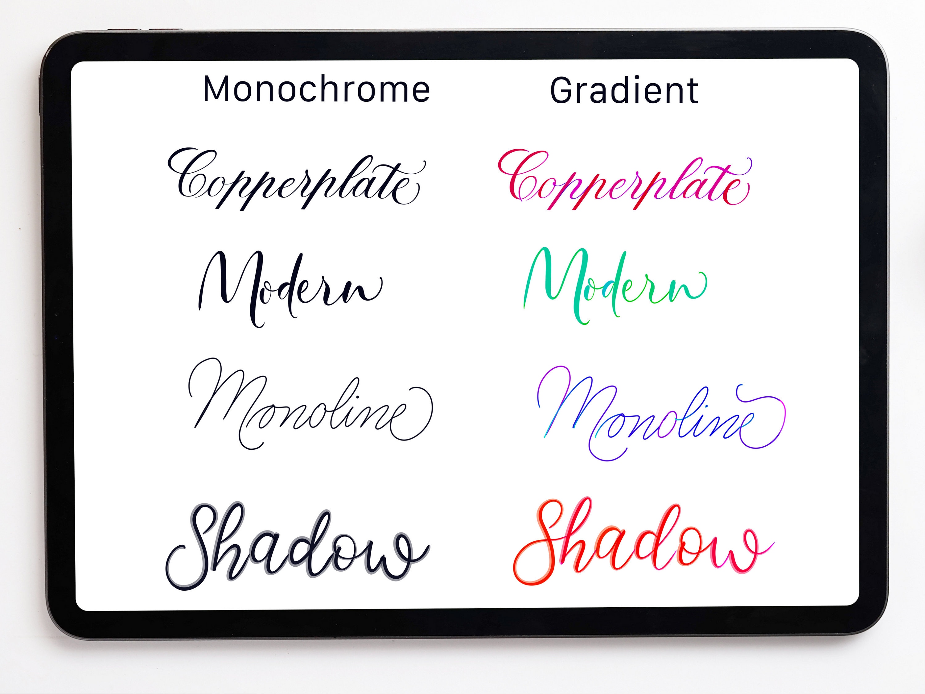 Printable Copperplate Calligraphy Workbook PDF Calligraphy for ...