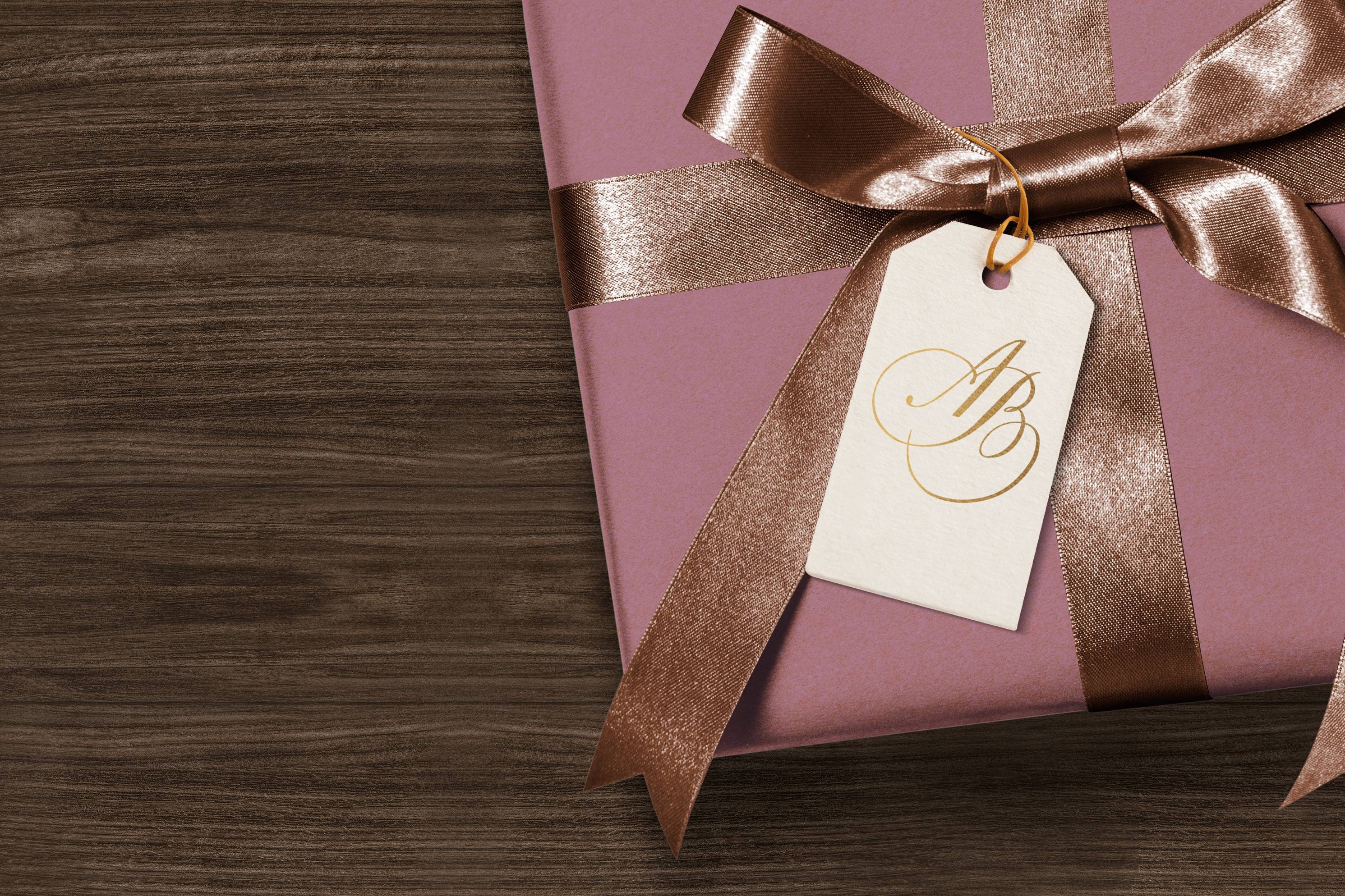 AB Monogram Wedding Logo Handwritten Calligraphy Monogram Copperplate ...