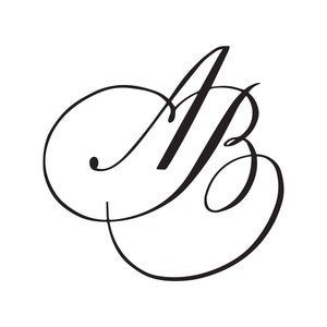 Custom Calligraphy Monogram | Wedding Logo | Handwritten Calligraphy ...