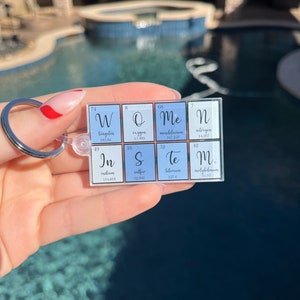 Women in STEM Keychain - Etsy