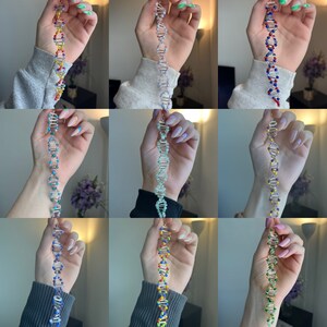 Custom Beaded DNA Helix for Graduation Tassel- (no Tassel) - Etsy