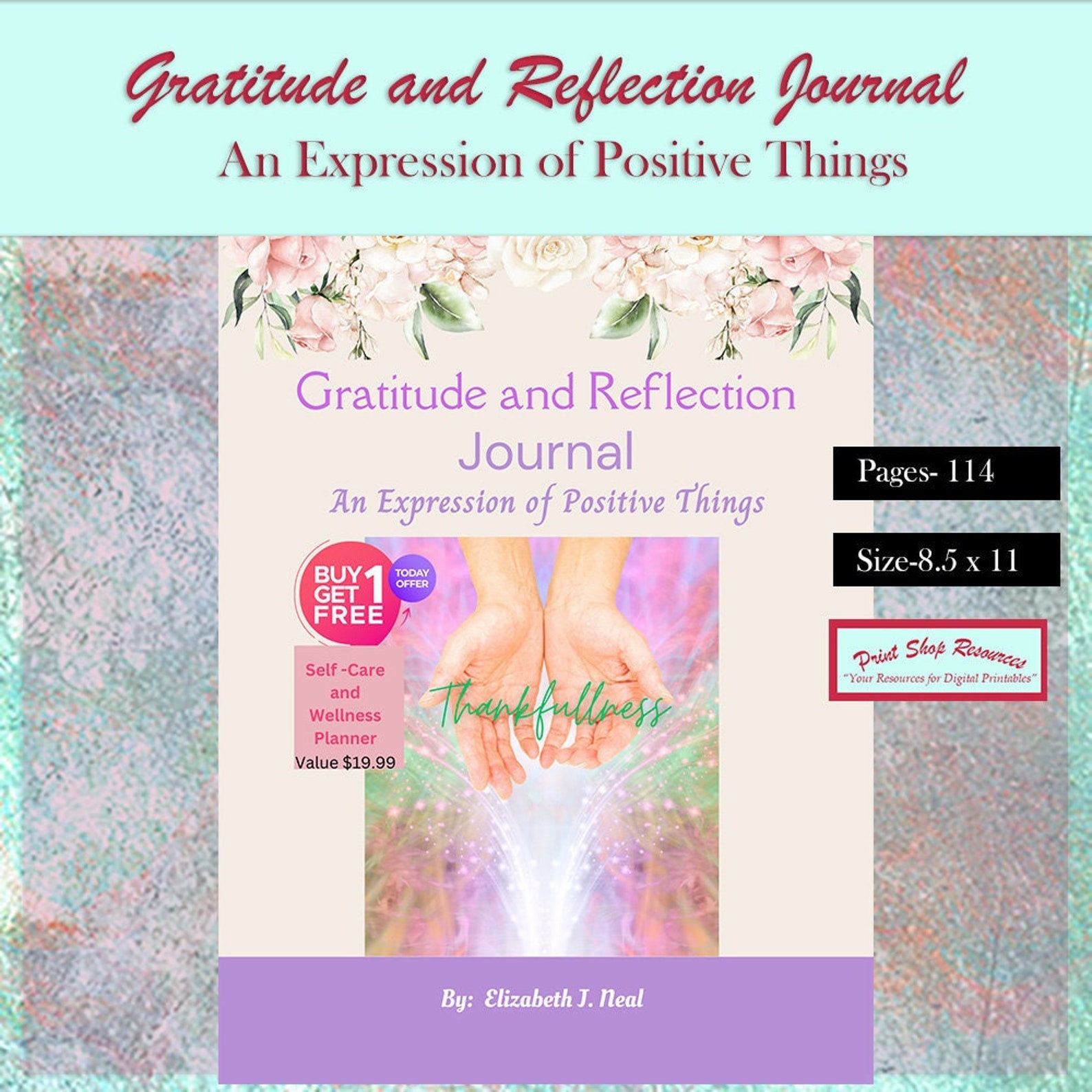 Gratitude and Reflection Journal, Journaling, Gratitude, Thankfulness ...