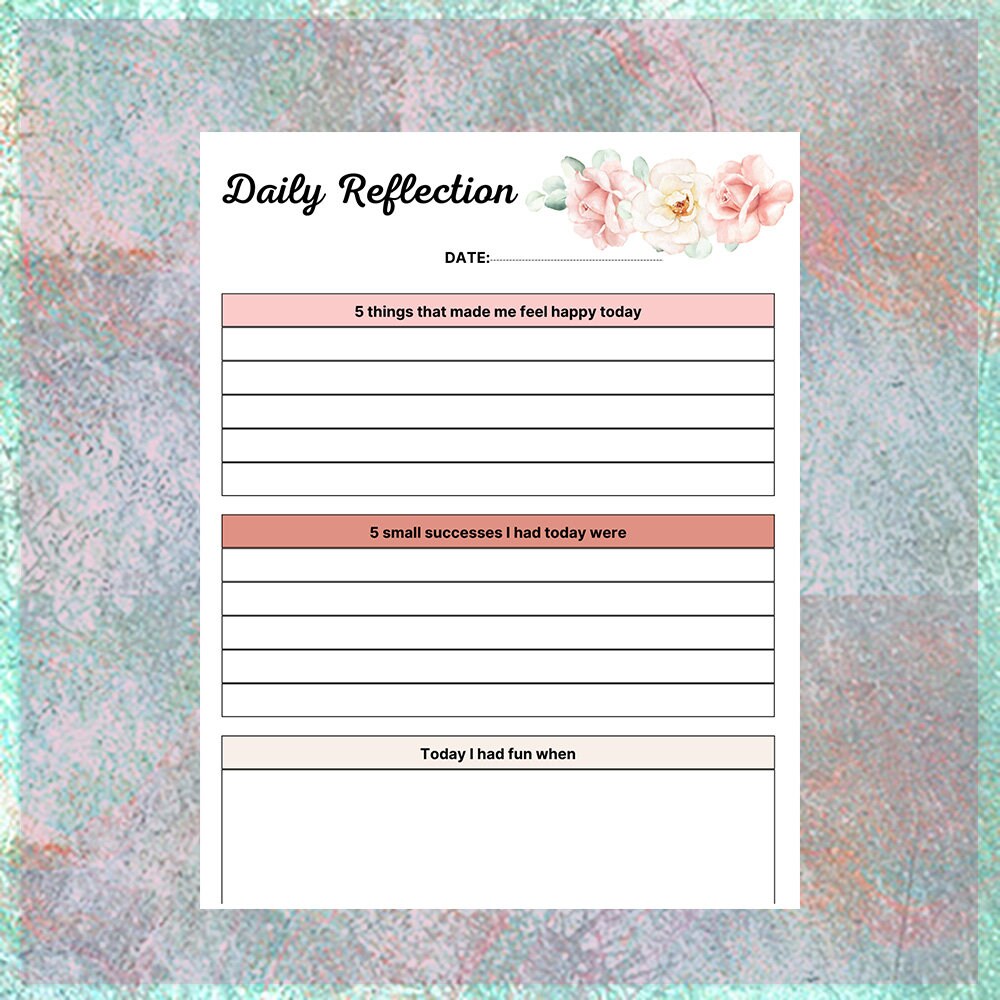 Gratitude and Reflection Journal, Journaling, Gratitude, Thankfulness ...