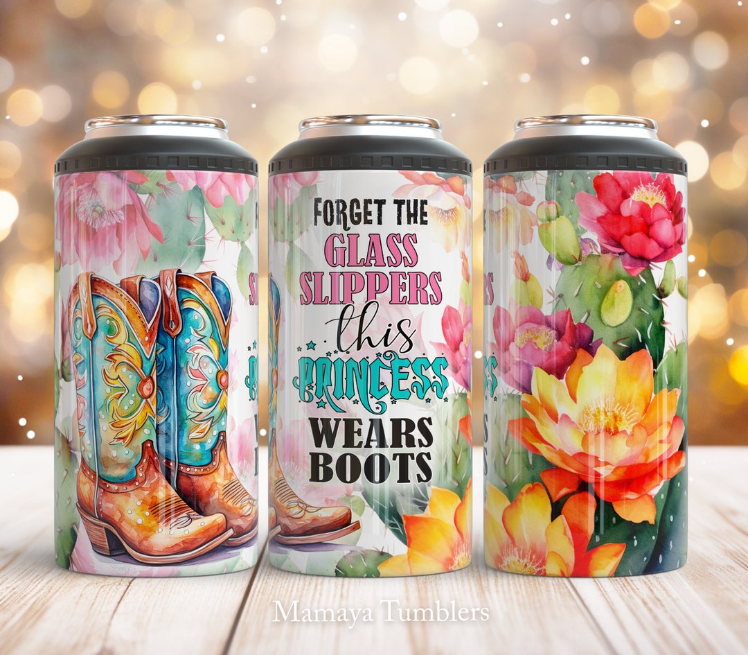 Forget the Glass Slippers This Princess Wears Boots 4 in 1 Can Cooler ...