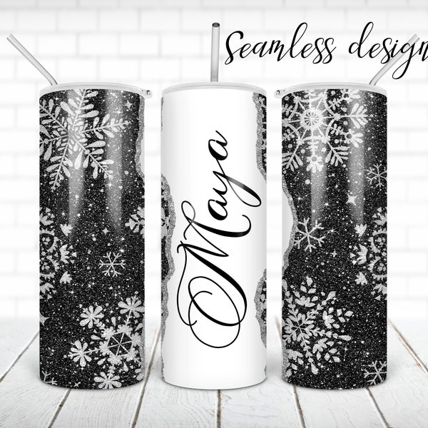 Snowflake Tumbler - Etsy