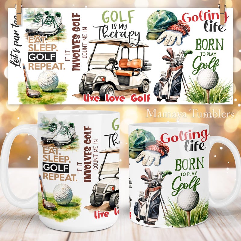 Golf Therapy Art - Etsy UK