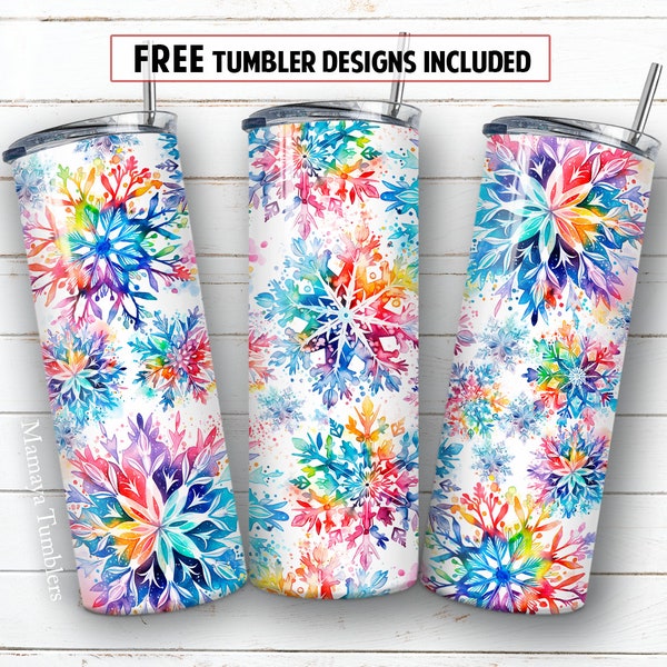 Snowflake Tumbler - Etsy