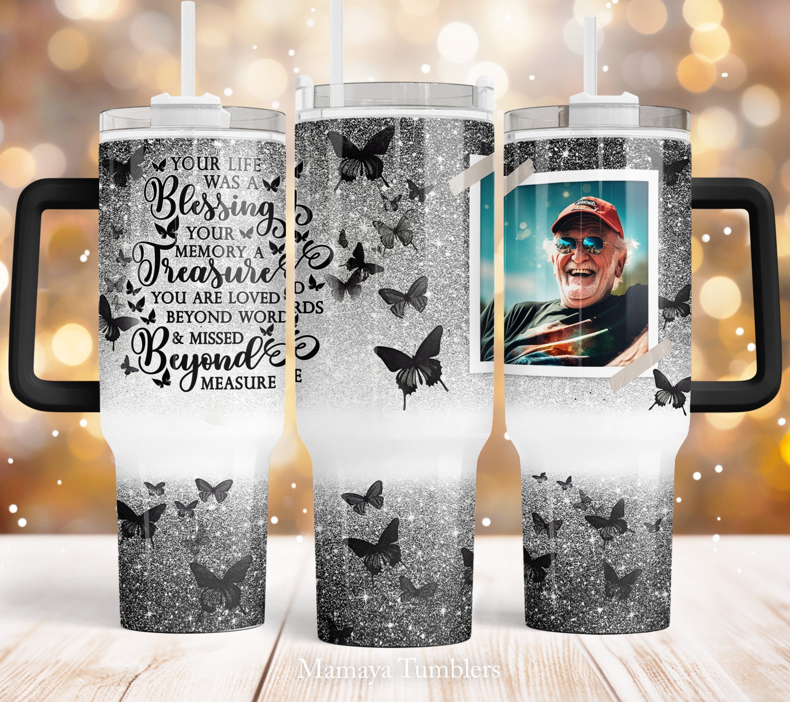 Memorial 40oz Quencher Tumbler Sublimation Design Your Life Was a ...
