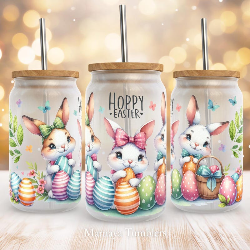 Glass Can Wrap Blue - Etsy