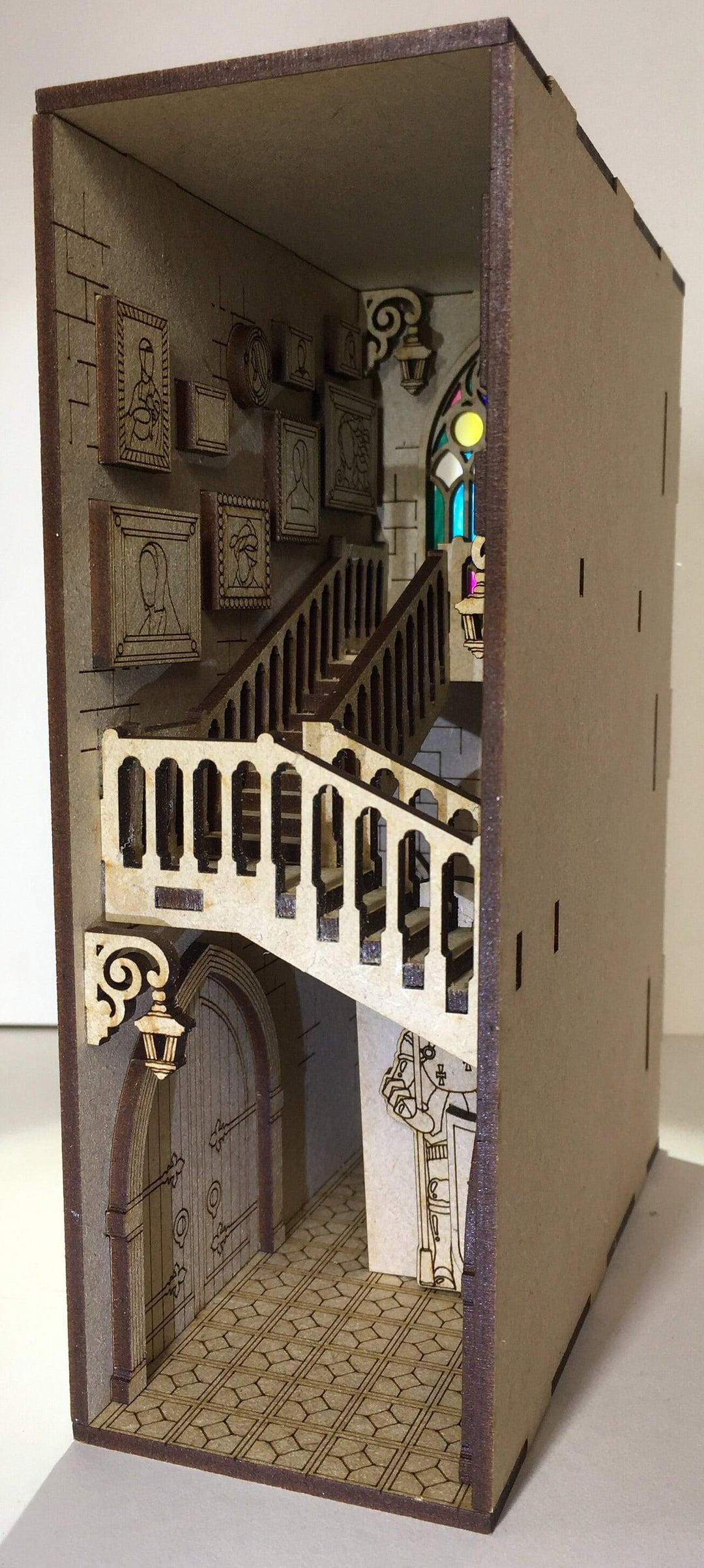 Castle Hall Book Nook Kit With Stairs. - Etsy
