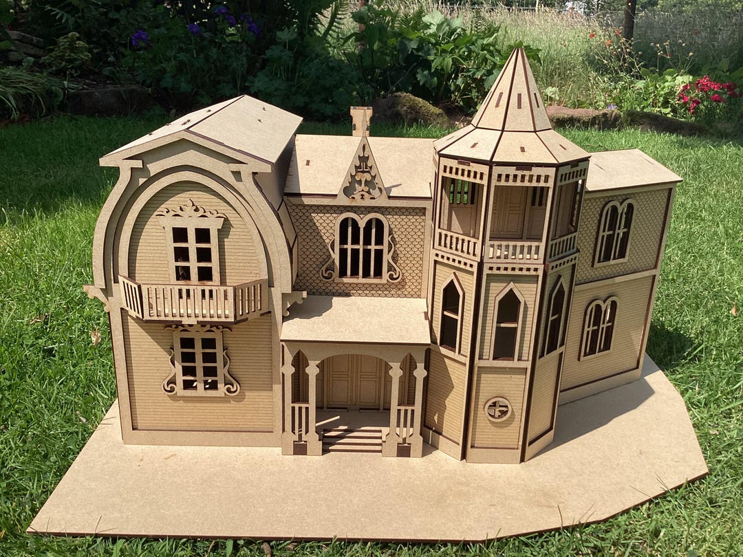 Munster House Model Kit 3D Wooden Victorian Halloween House. - Etsy