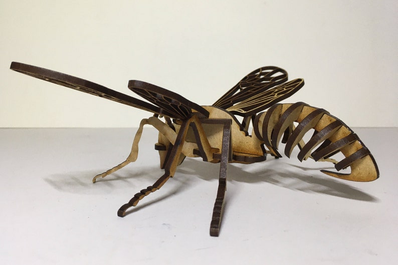 Bee Wasp Insect Craft Puzzle - Etsy