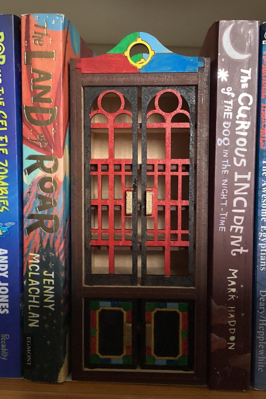 Cupboard Book Nook - Library, Dolls House, Miniature, Scale Furniture ...