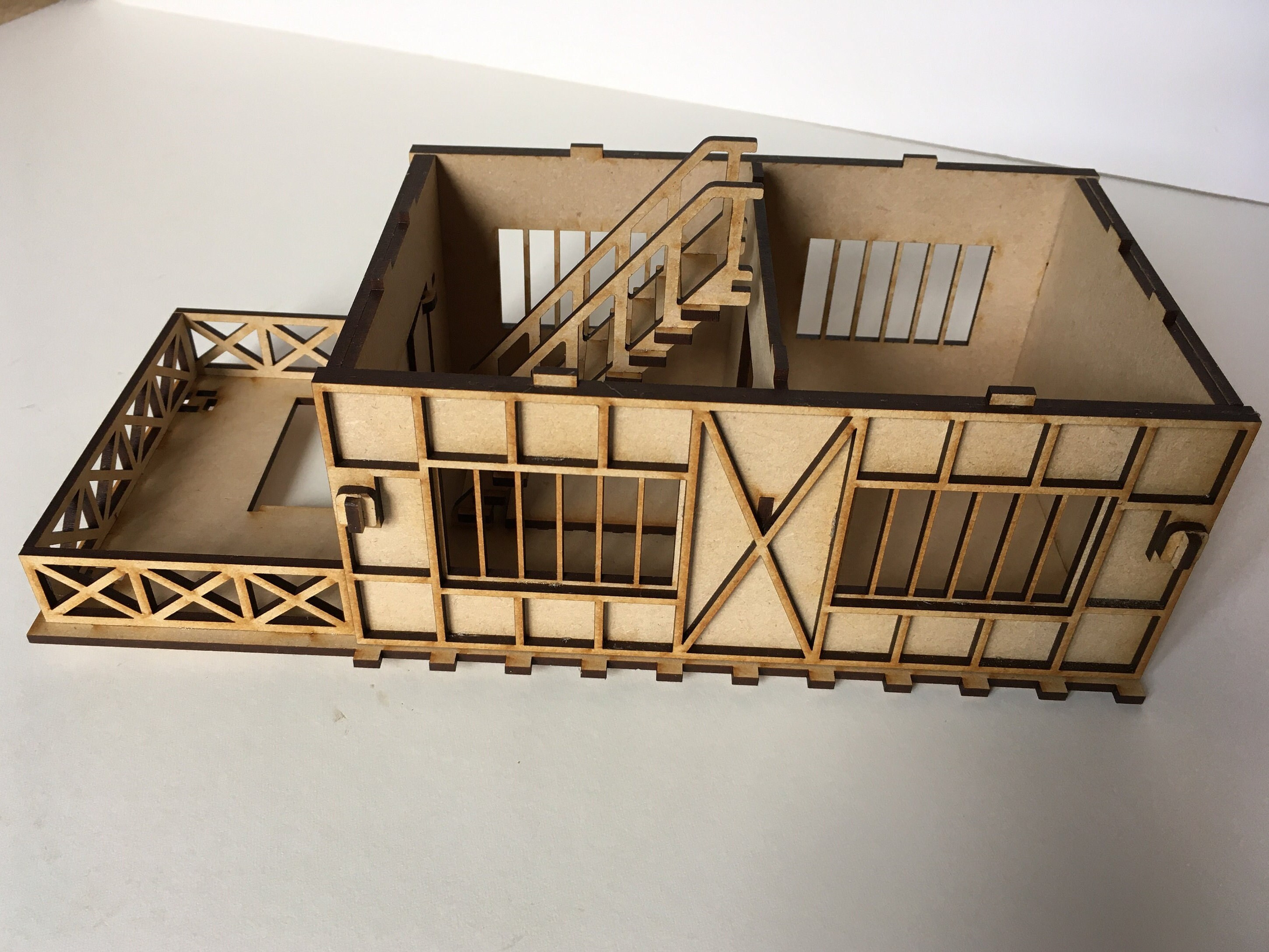 Tudor Water Mill House Model Kit: European Architecture, Laser Cut MDF ...