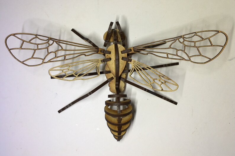 Bee Wasp Insect Craft Puzzle - Etsy