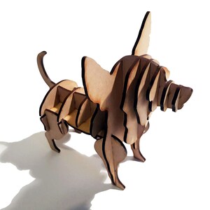 3D Puzzle Model Dog Kit Jewerly, Makeup, Ornament Stand - Etsy