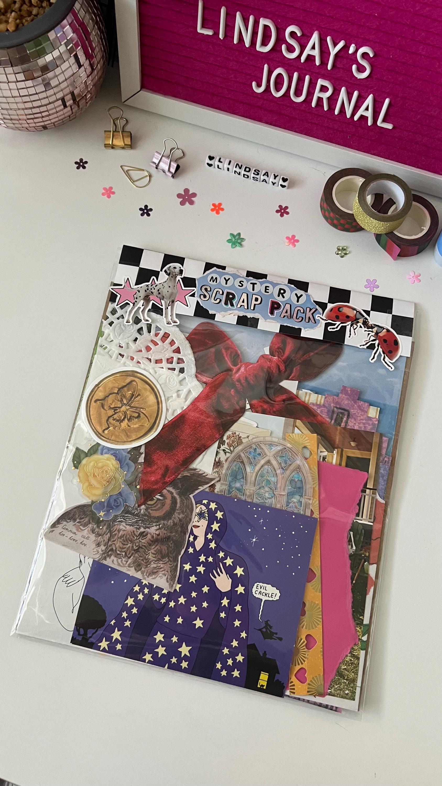 Mystery Scrap Pack for Junk Journaling, Scrapbooking, Collage, Stickers ...