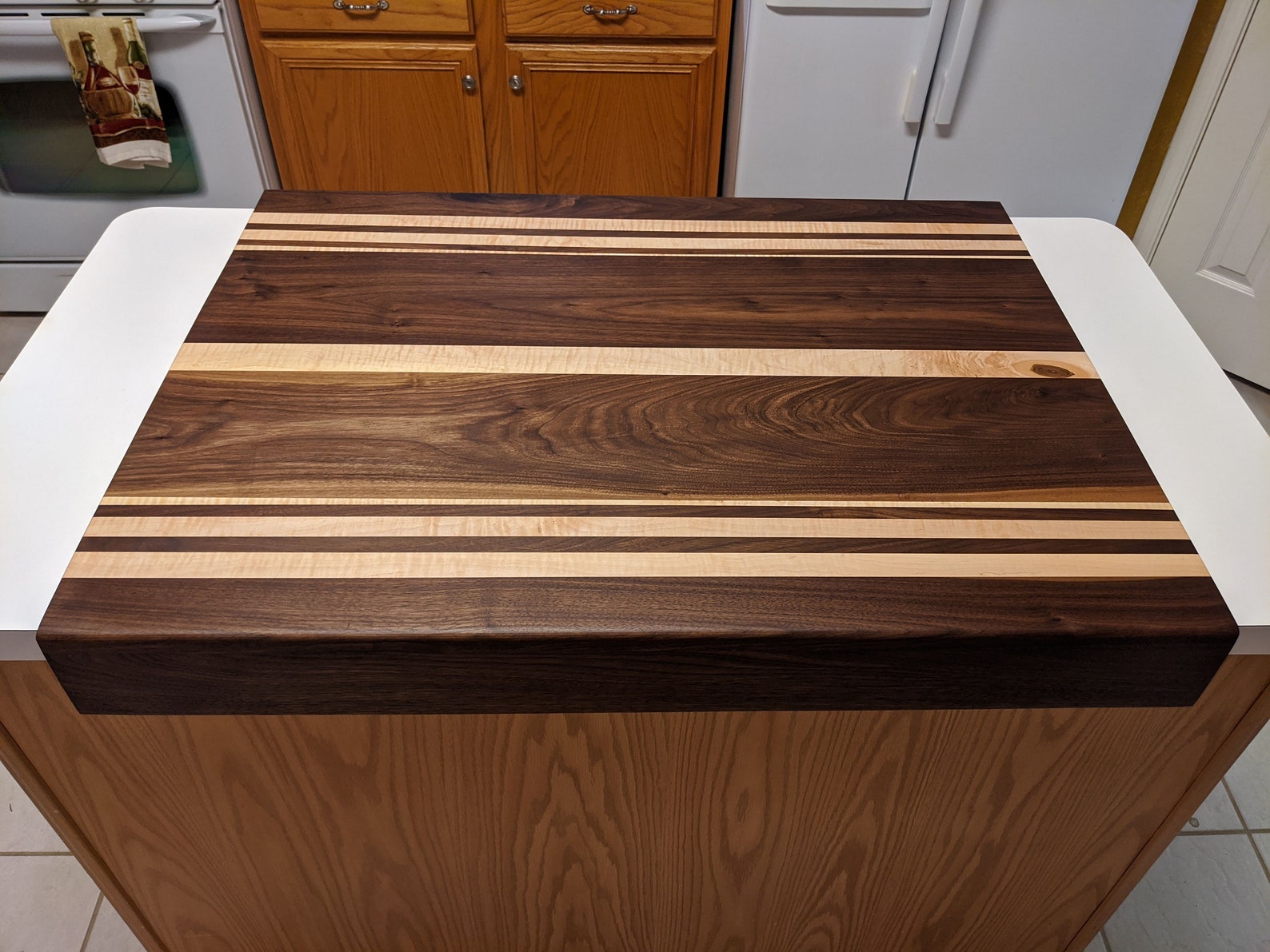 Custom Walnut and Maple Pasta Board - Etsy