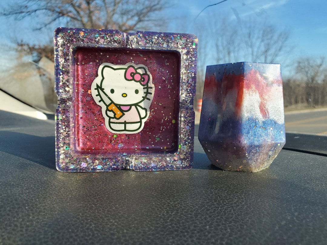 Hello Kitty Evil Ashtray - Etsy