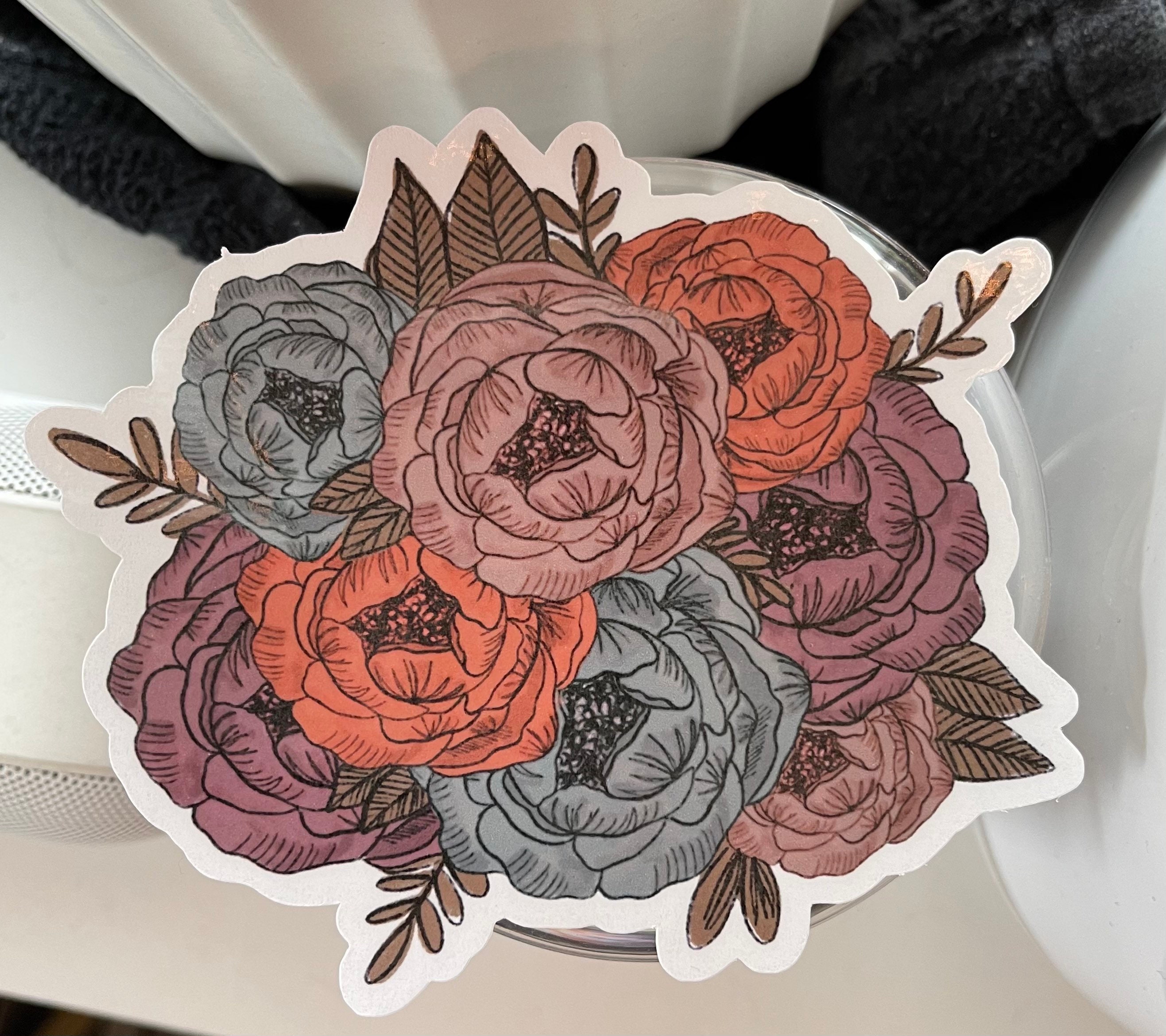 Decals & Skins Electronics & Accessories Laptop Autumn/Muted Flower ...