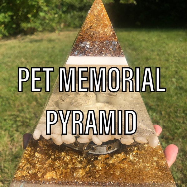 Resin Memorial Pyramid - Etsy