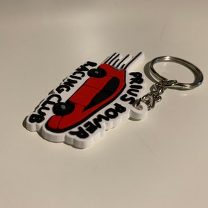 Prius Power Racing Club™ 3D Die Cut Rubber Keychain / Gift for Your ...