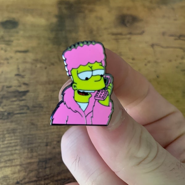 Bart Simpson Pin - Etsy