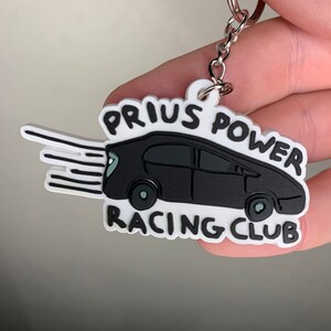 Prius Power Racing Club™ 3D Die Cut Rubber Keychain / Gift for Your ...