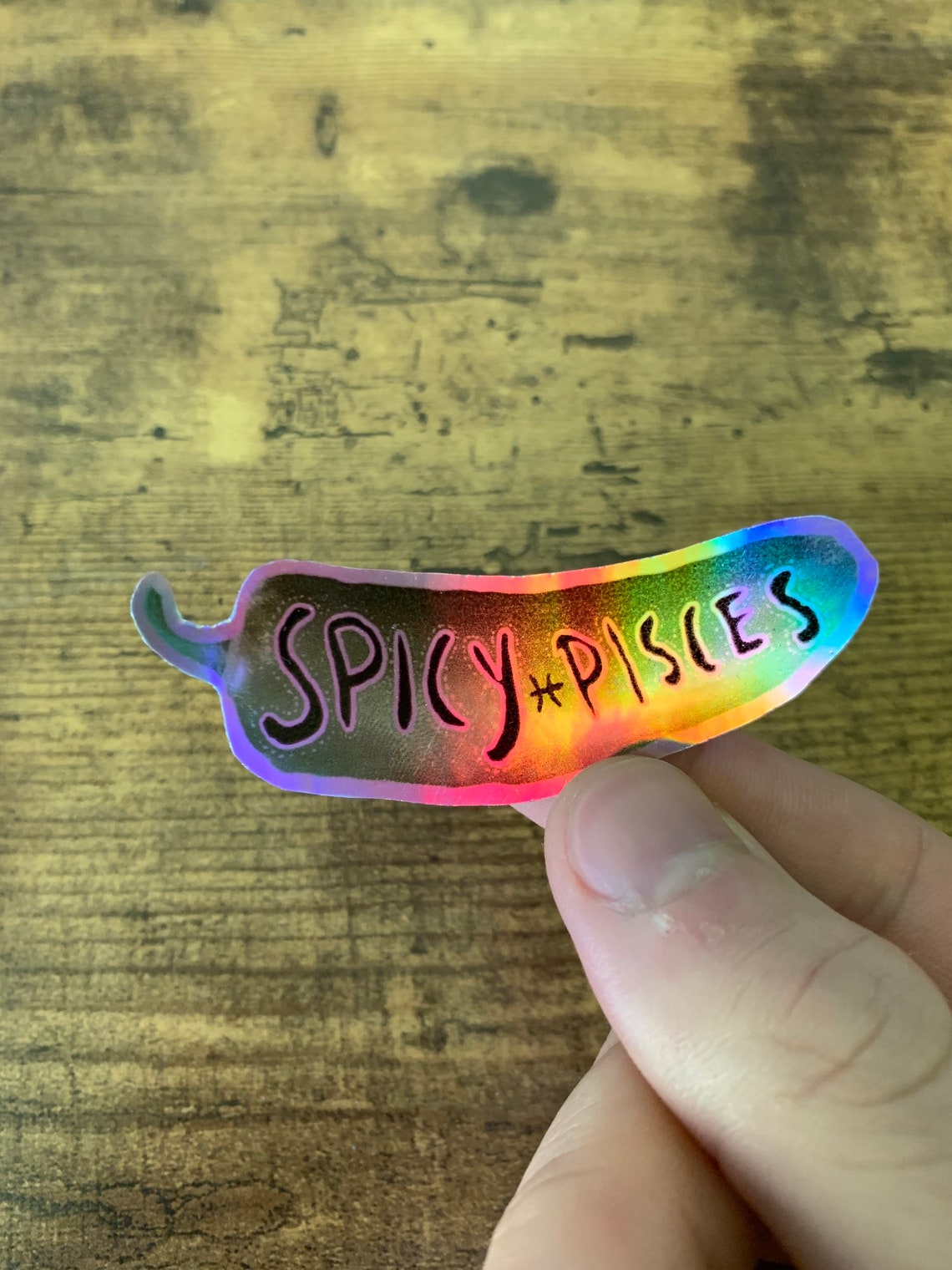 Pisces sticker / Spicy Pisces / Zodiac Sign / Spice lovers / | Etsy