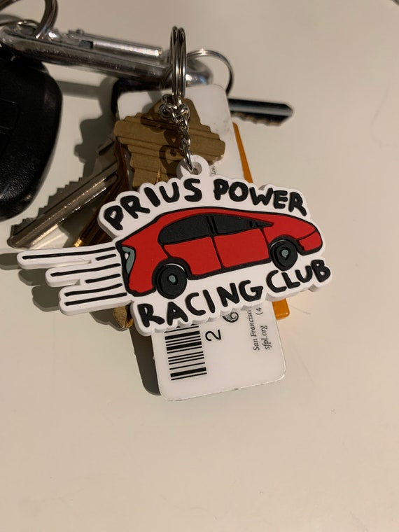 Prius Power Racing Club™ 3D Die Cut Rubber Keychain / Gift for - Etsy