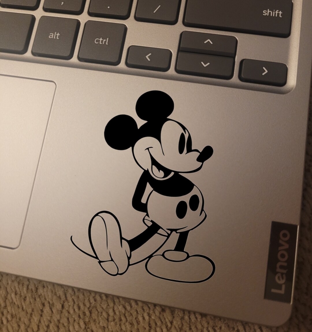 VINYL DECAL Classic Mickey Mouse Disney Vinyl Decal Sticker for Laptops ...