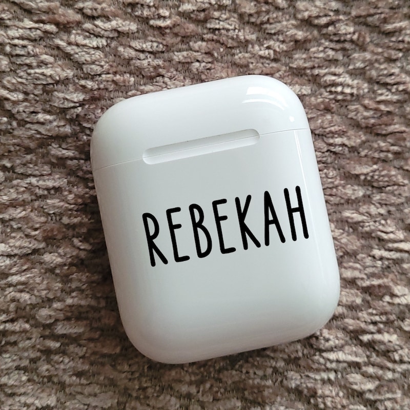 Name Decal AirPod Case - Etsy